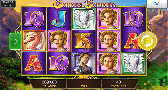 Mega Jackpots Golden Goddess Slot Review Mega Jackpots Golden Goddess Slot Review
